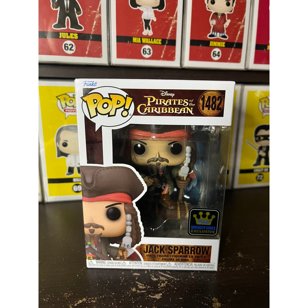 ฟิกเกอร์ Funko Pop #1482 Jack Sparrow ภาพยนตร์ Pirates of the Caribbean ...