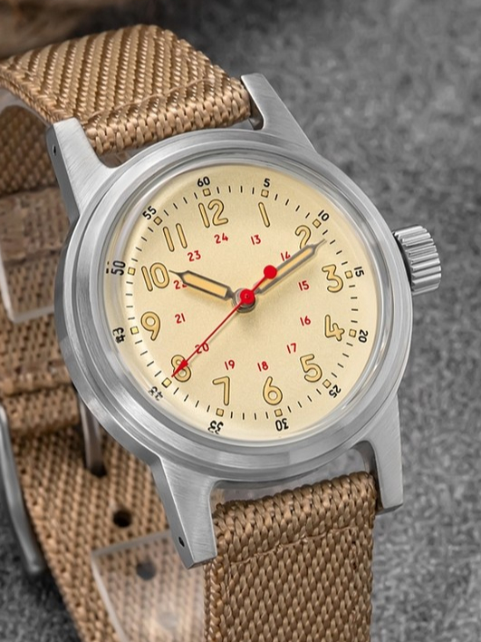 [Pre-order][ออโต้] Addiesdive AD2076 Retro Military Watch 36MM C3 AR ...