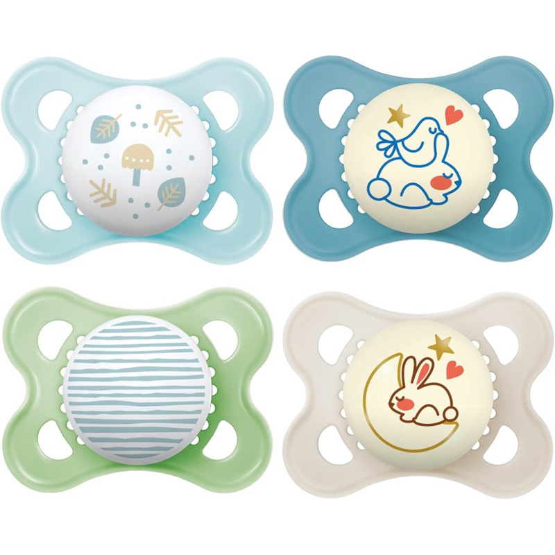 จุกหลอกเรืองแสง MAM แพคx4 Day & Night Pacifiers, Glow in The Dark ...