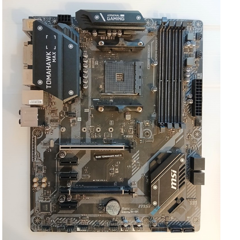 MAINBOARD (เมนบอร์ด) AM4 MSI B450 TOMAHAWK MAX II | Shopee Thailand