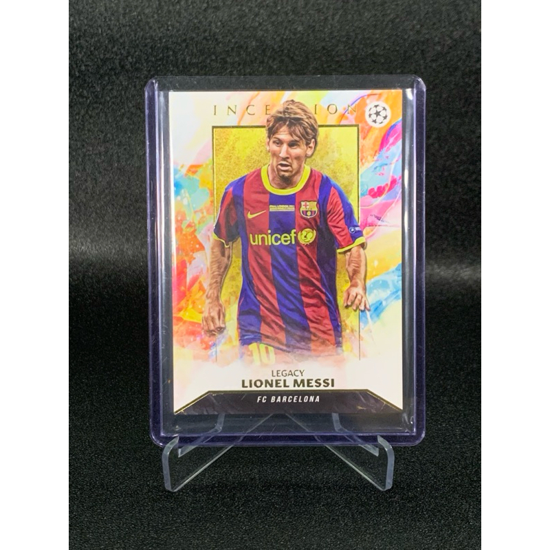 การ์ดฟุตบอลTopps Inception Lionel Messi การ์ดหนา 75pt ลิขสิทธิ์แท้ ...