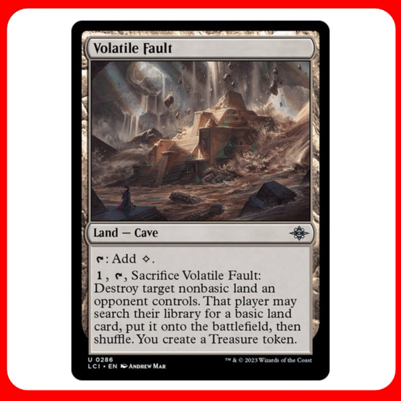 [MTG] Volatile Fault [LCI] [LAND] [UNCOM] [NORMAL] [ENG] (การ์ดเมจิค ...