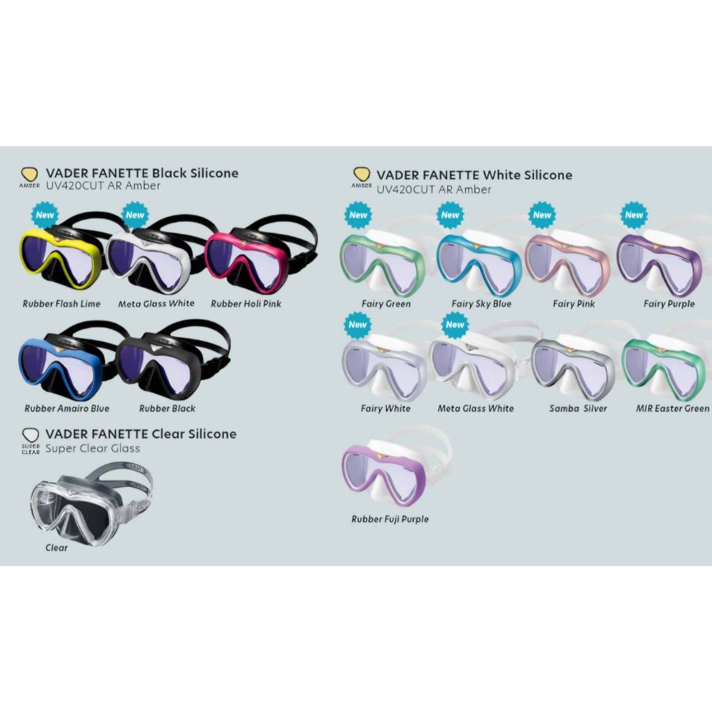 Gull Mask Vader Fanette หน้ากากดำน้ำ | Shopee Thailand