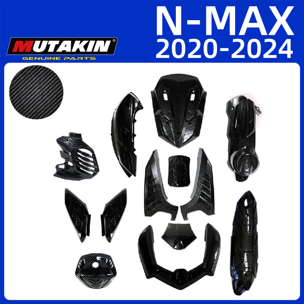 MUTAKIN ชุดสีคาร์บอน ลายเคฟร่า NMAX (ปี2020-2024) รอบคัน 13ชิ้น (1ชุด ...