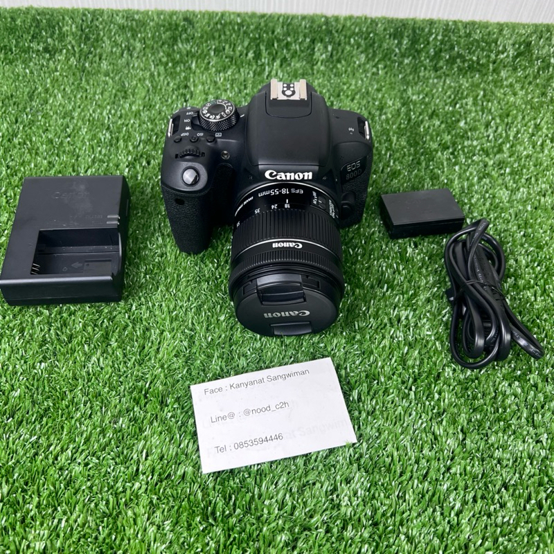 กล้อง Canon EOS 800D พร้อมเลนส์ 18-55mm ชัตเตอร์ 9,xxx หมดประกัน สภาพ ...
