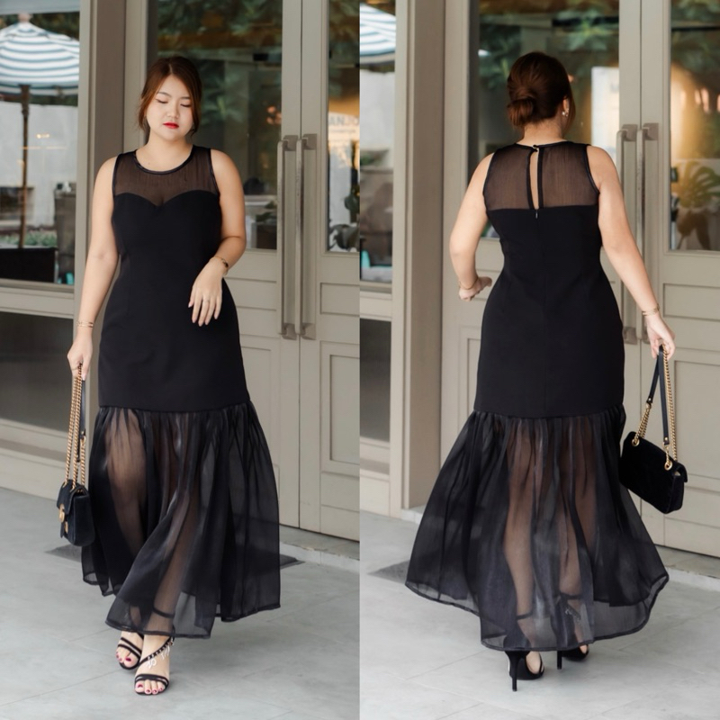 เดรสซีทรู ใส่แล้วผอม M-4XL(5XL-10XL พรีได้) รุ่น Vikky | Shopee Thailand