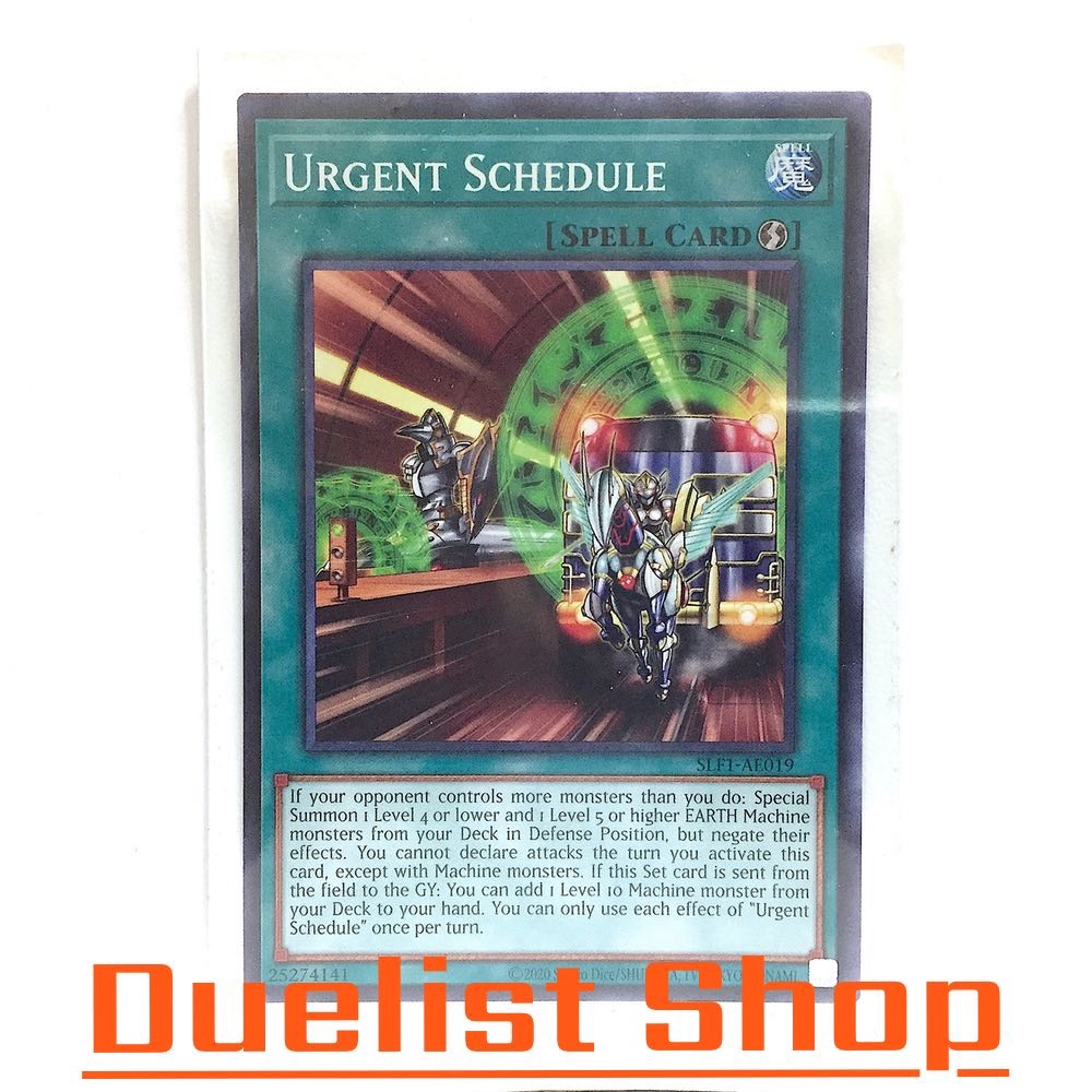 Urgent Schedule (N) Spell [Quick-Play] ชุด SLF1-AE019 การ์ดยูกิโอ (Yu ...