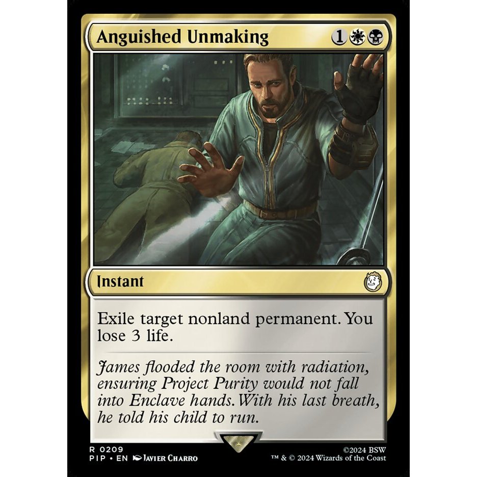 Anguished Unmaking PIP Fallout การ์ด Magic the Gathering [MTG] ของแท้ ...