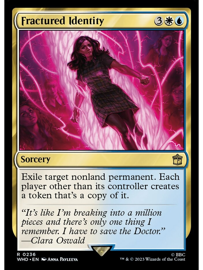 Fractured Identity WHO Doctor Who การ์ด Magic the Gathering [MTG] ของ ...