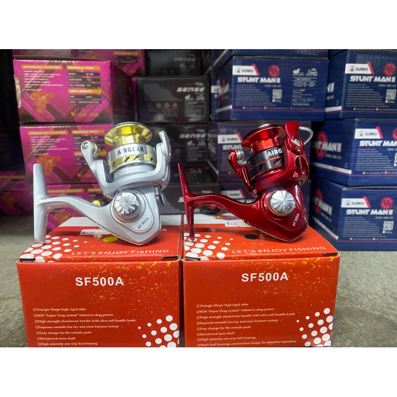 รอกAIRGEAR sf500 รอกสปินนิ่งสำหรับงานสปิ๋วสปูนโละน้ำหนักเบา | Shopee ...