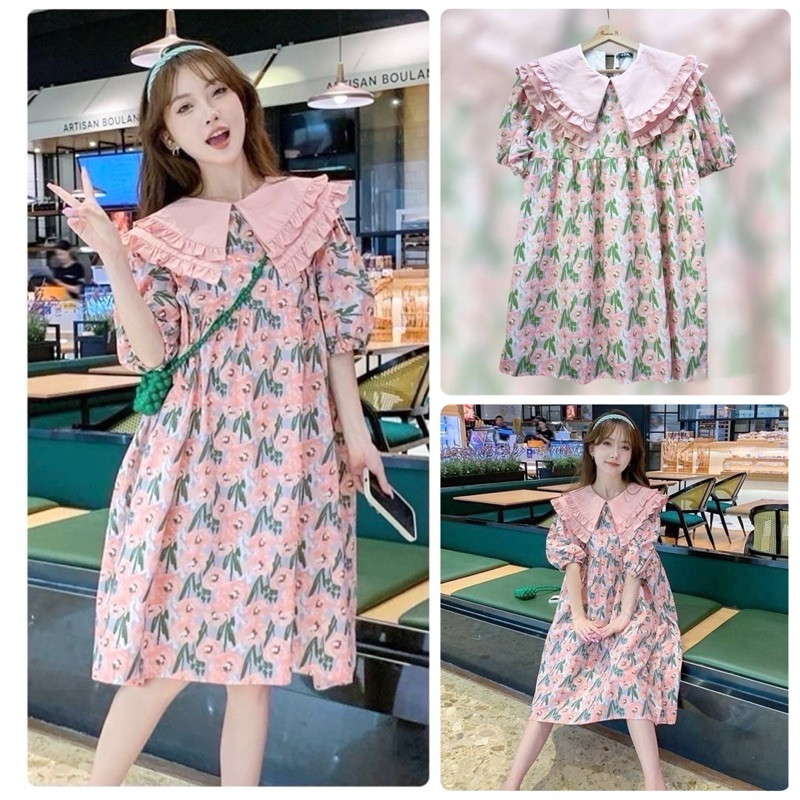 เดรสสั้น อก40 งานป้าย ypy | Shopee Thailand