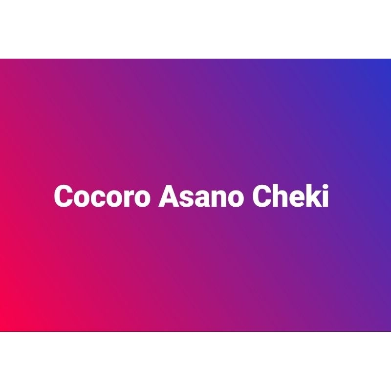 รูปถ่ายจากกล้อง instant Cocoro Asano พร้อมลายเซนต์ | Shopee Thailand
