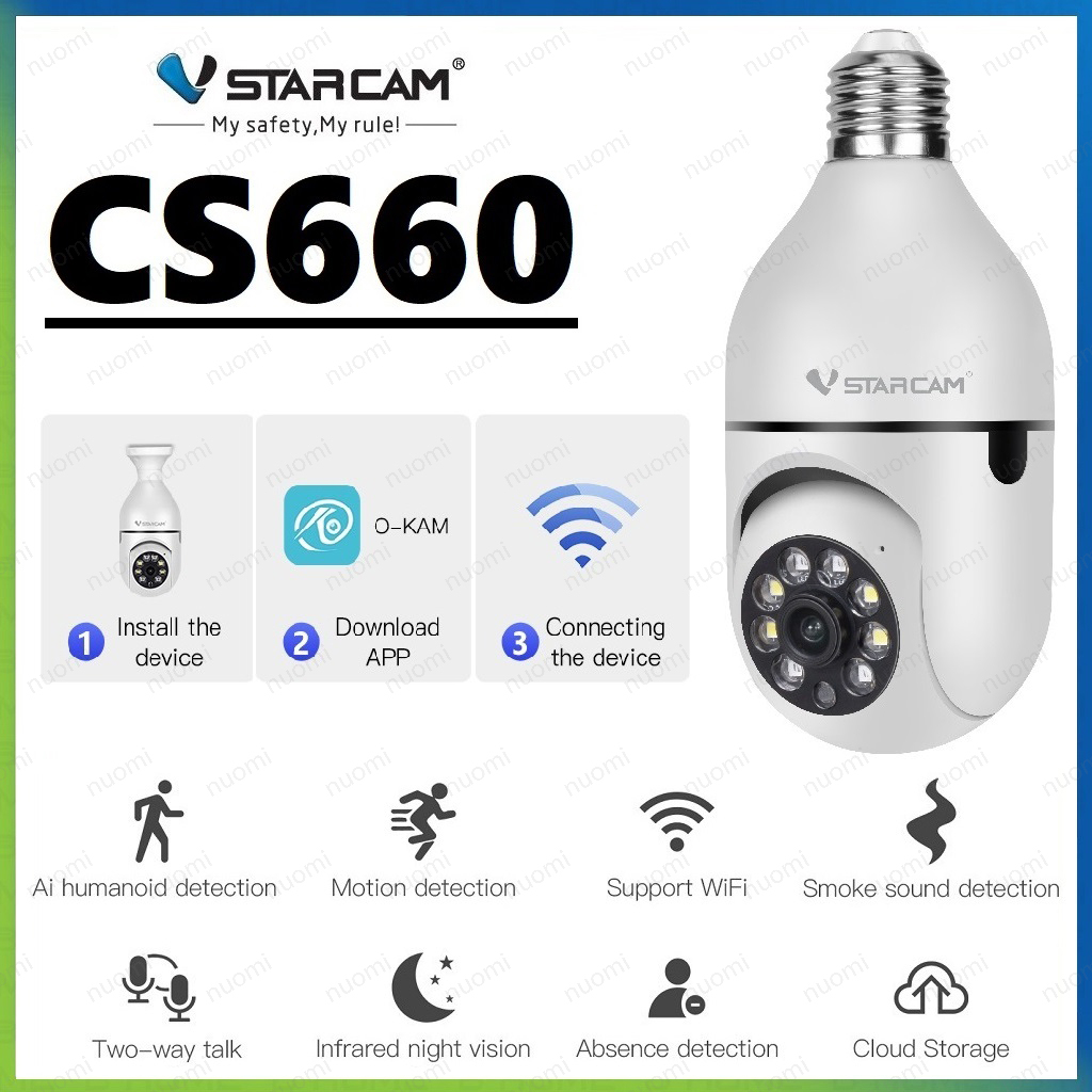 VSTARCAM CS660 SUPER HD 1296p 3MP WiFi iP Camera + Ai กล้องวงจรปิดไร้ ...