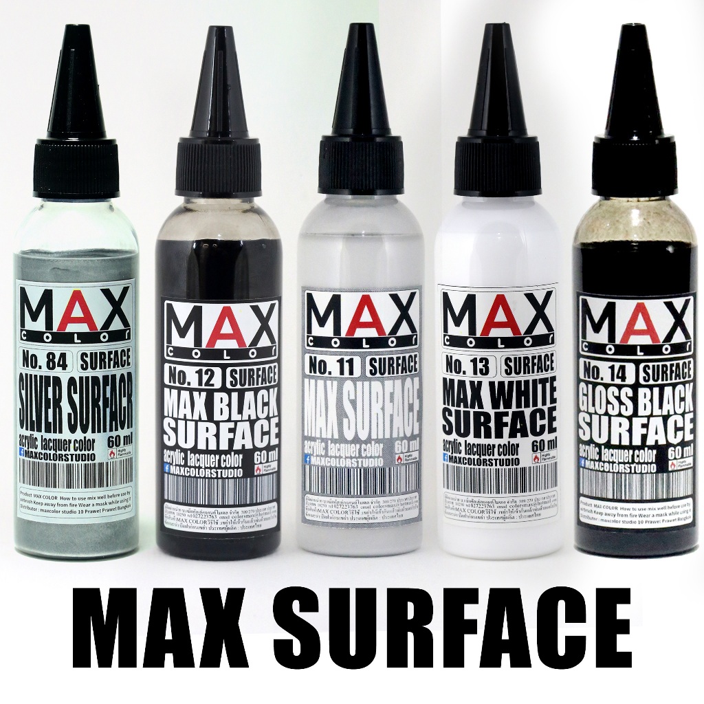 MAX COLOR SURFACE SERIES สีพ่นโมเดล กันดั้ม รถถัง อาร์ททอย พลาสติกโมเดล ...