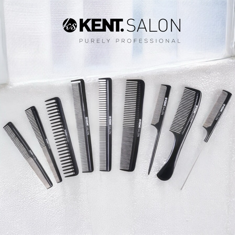 หวี KENT SALON KSC HANDMADE ทนความร้อนสูง Flexinite Technology | Shopee ...