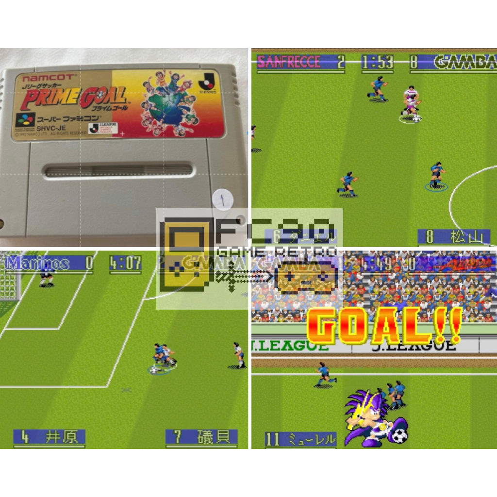 ตลับเกม J.League Soccer Prime Goal 1 [SFC] ตลับมือสอง สำหรับนักสะสมเกม ...