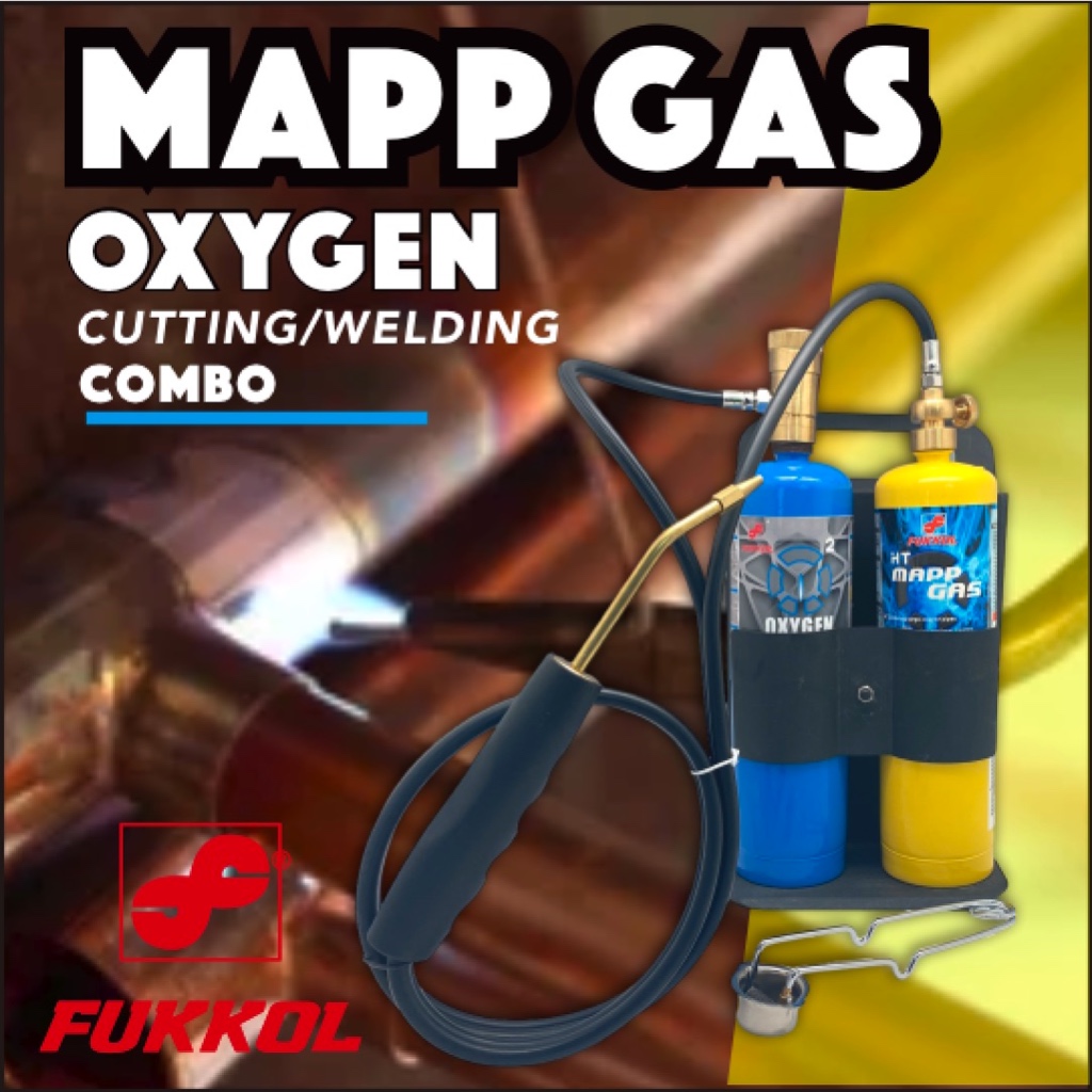 ออกซิเจน Oxygen welding mapp tank แก๊สกระป๋องที่มีคุณสมบัติให้ความร้อน ...