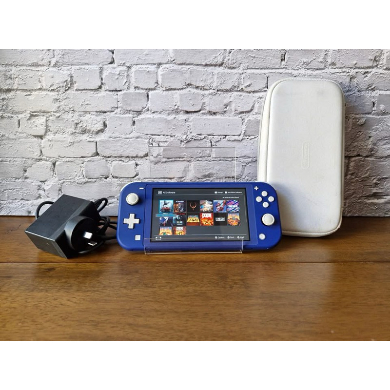 Nintendo Switch Lite สีน้ำเงิน อัพเกรด Memory Card 128 GB | Shopee Thailand
