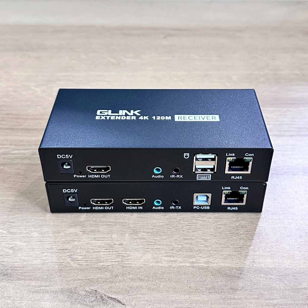 GLINK HDMI with USB to LAN Extender 120M 4K (GL-040) | Shopee Thailand