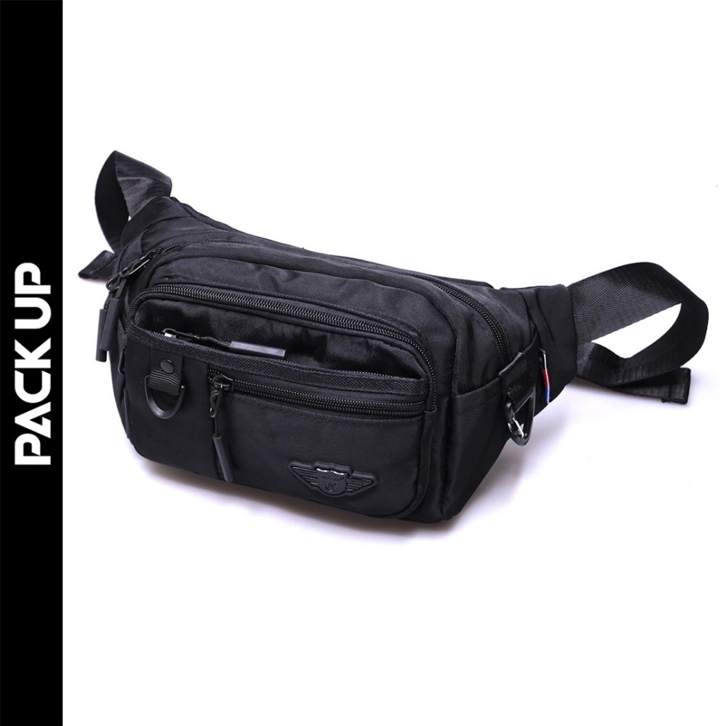 𝗣𝗔𝗖𝗞 𝗨𝗣 กระเป๋าคาดอก / คาดเอว Hui Hao รุ่น 9085 มีช่องใส่ของถึง 8 ช่อง ...