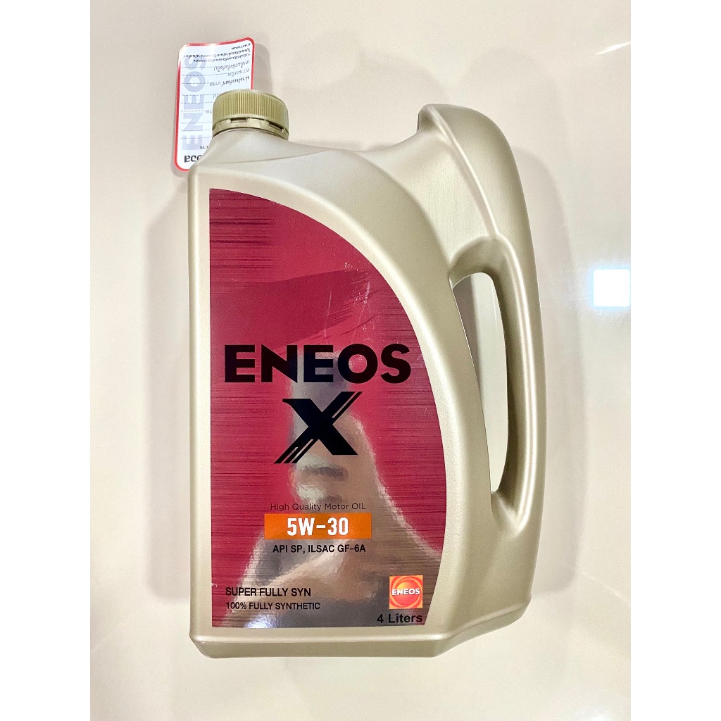 ENEOS X 5W-30 API SP SUPER FULLY SYNTHETIC น้ำมันเครื่องสังเคาระห์แท้ 4 ลิตร | Shopee Thailand
