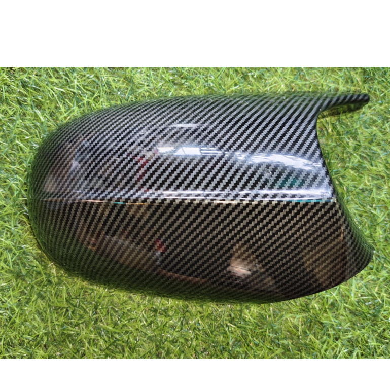 ฝาครอบกระจกด้านข้างขวา ABS คาร์บอนไฟเบอร์รถยนต์ สำหรับ BMW E81 E82 E87 E88 E90 E91 E92 E93 2010 ...