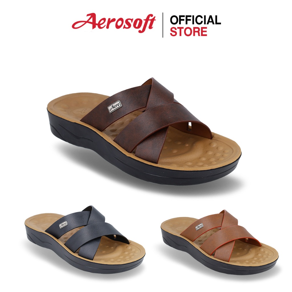 Aerosoft (แอโร่ซอฟ) รองเท้าแตะเพื่อสุขภาพ รุ่น SM3035 | Shopee Thailand