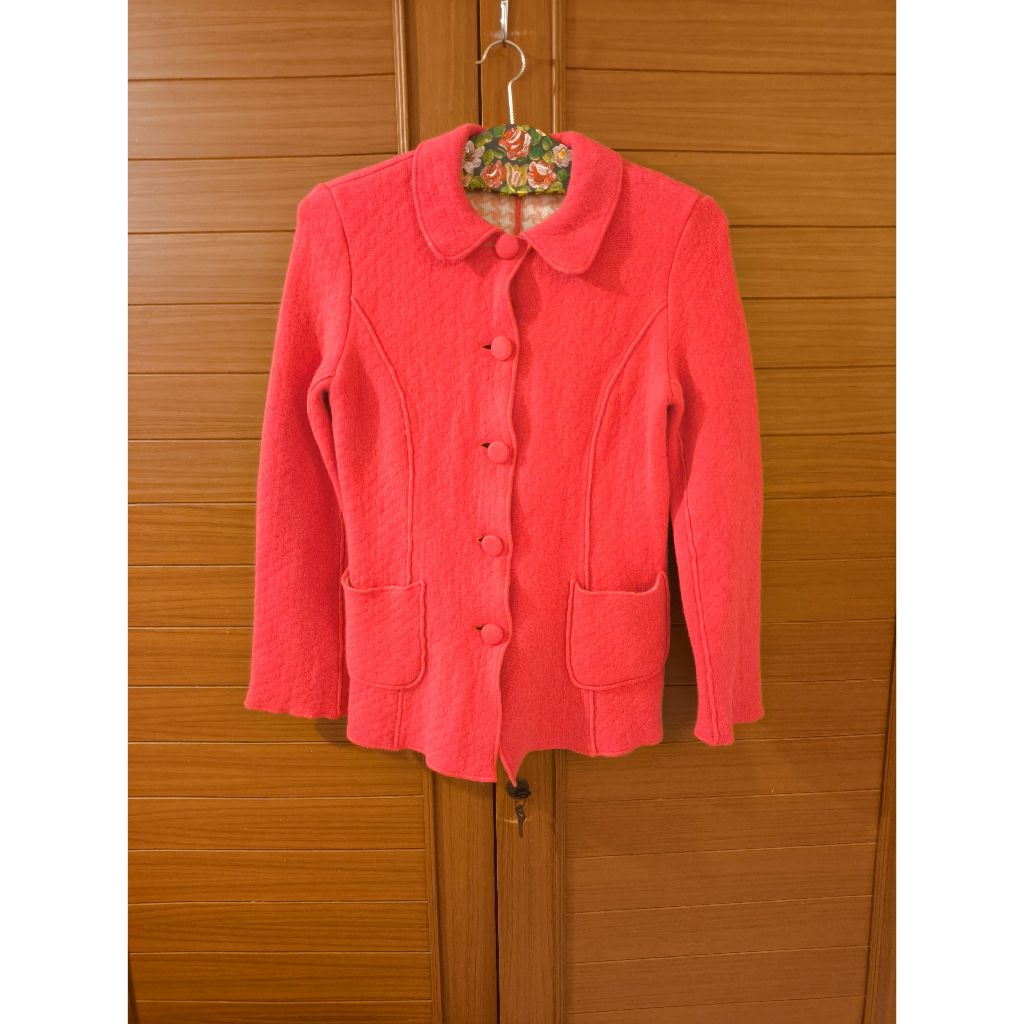 EL MIDAS Cashmere Cerise Pink Jacket Size 9 | Shopee Thailand