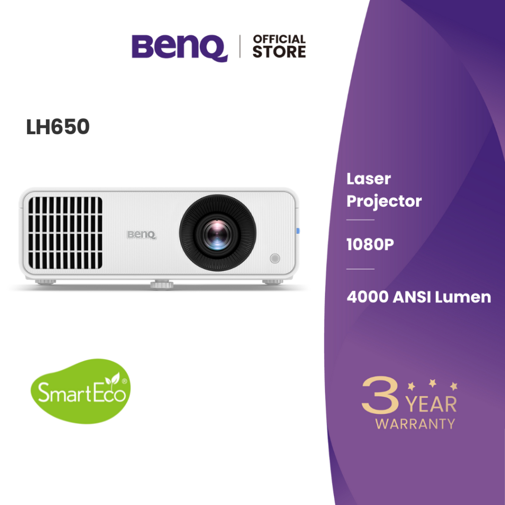 BenQ LH650 4000lms 1080P Laser Meeting Room Projector (โปรเจคเตอร์ ...