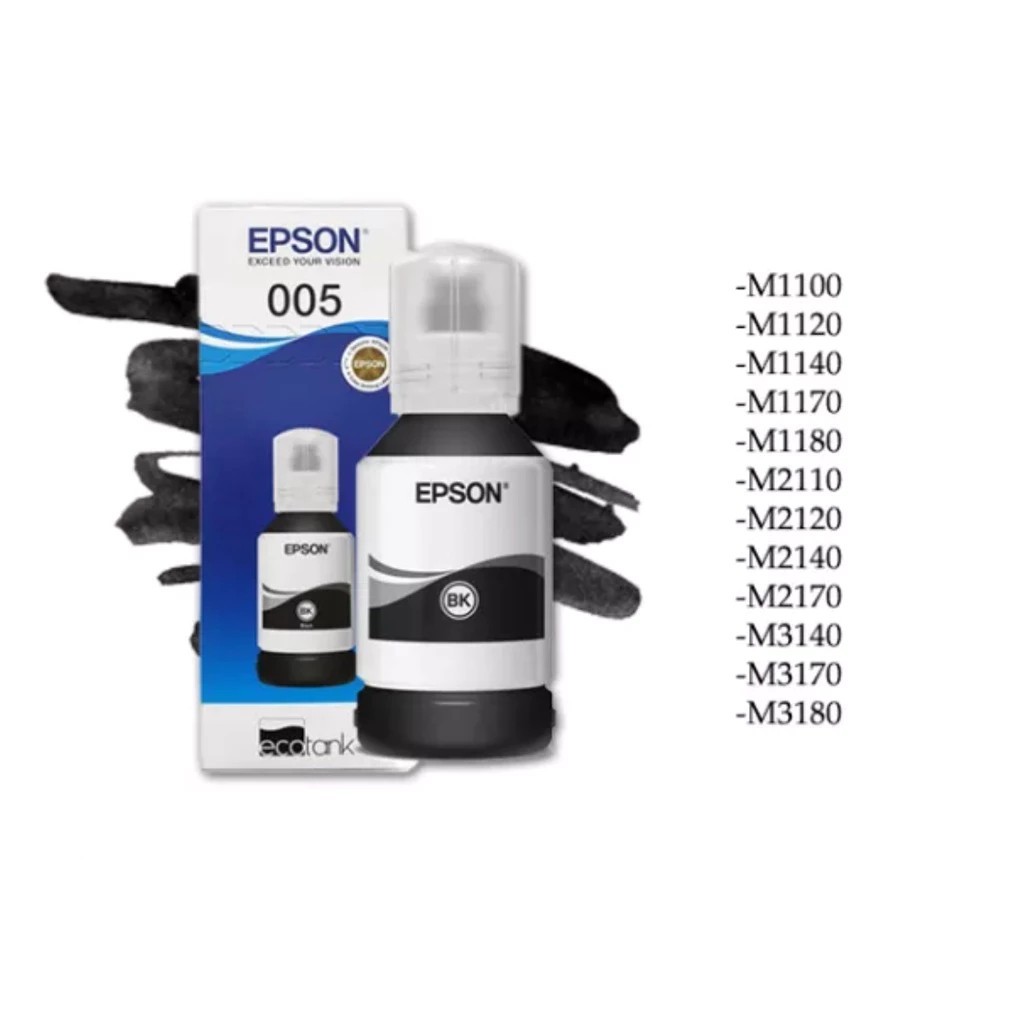 EPSON Ink 005 หมึกเติมของแท้ 100% (T03Q100) หมึกกันน้ำ 127ml. (ไม่มี ...