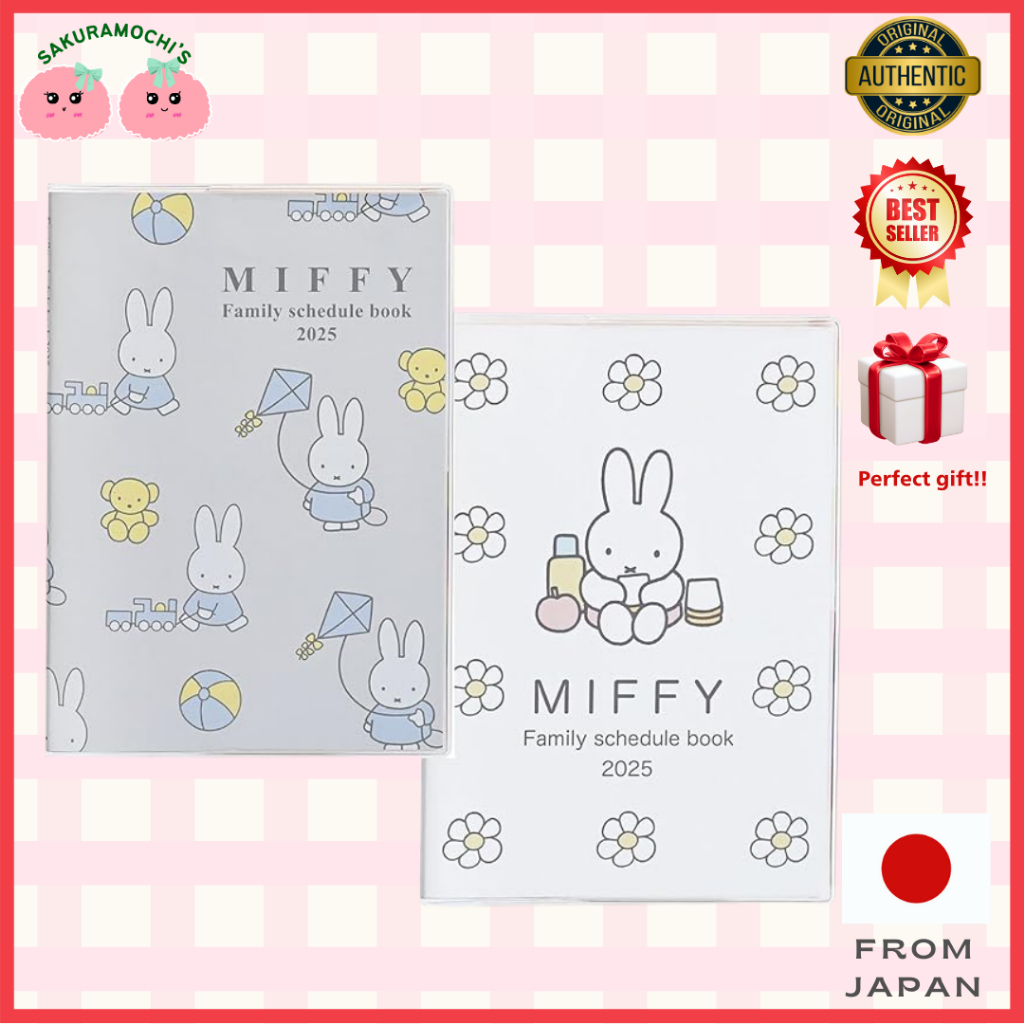 Notebook Miffy 2025 B6 ของเล่นรายเดือน & Field เริ่มต้นเดือนธันวาคม 2024 [ส่งตรงจากญี่ปุ่น ...