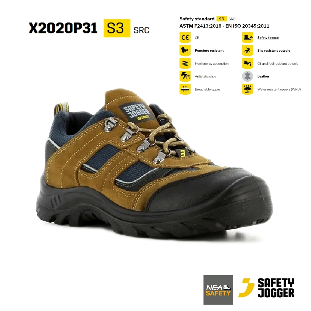 SAFETY JOGGER - X2020P31 S3 รองเท้าเซฟตี้ หัวเหล็ก คุณภาพสูง มาตรฐาน ...