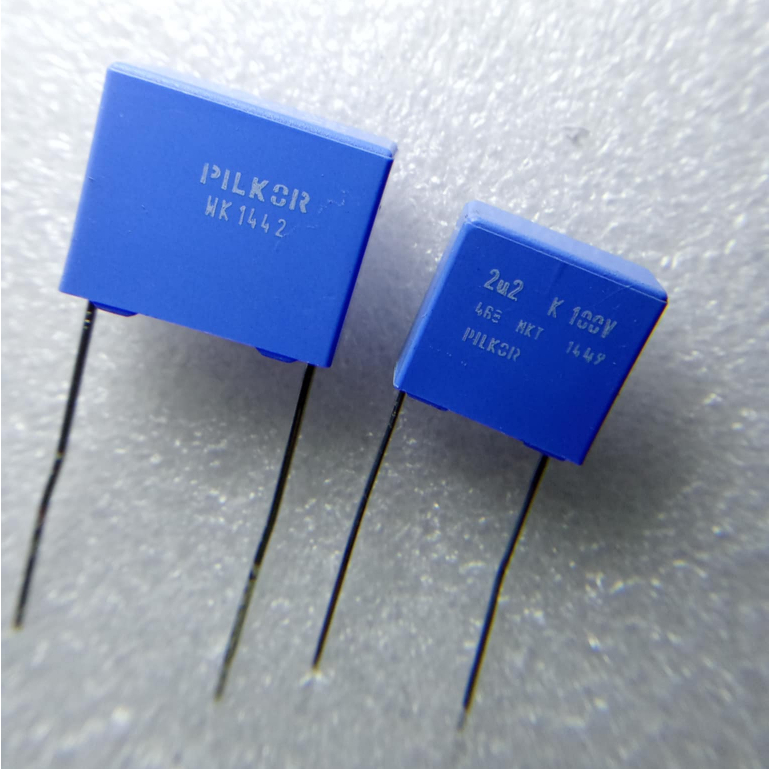 1ตัว PILKOR MKT 2.2uf/100v 2u2 225 ขาทองแดง MKT Film Capacitor ราคาต่อ ...