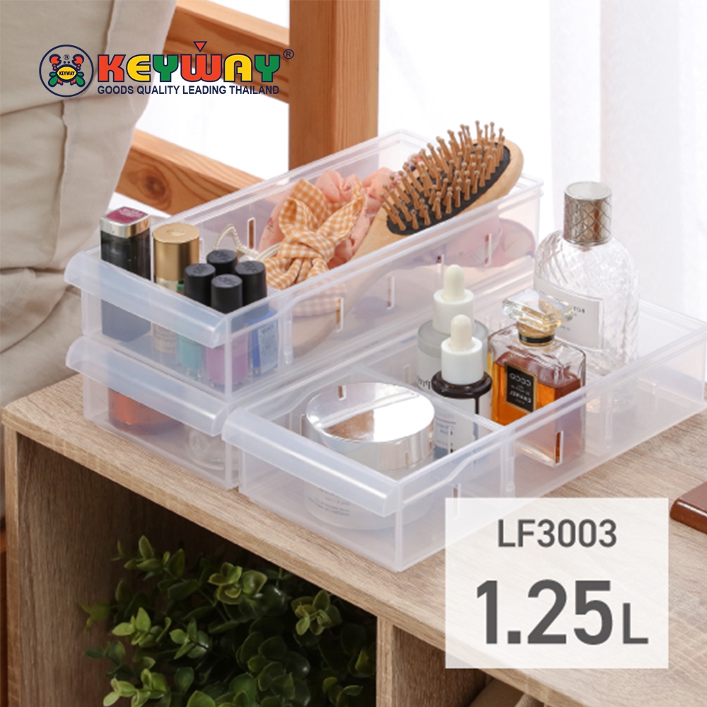 กล่องจัดเก็บ 3 ช่อง Storage Box with 3 Compartments : LF-3003 | Shopee ...