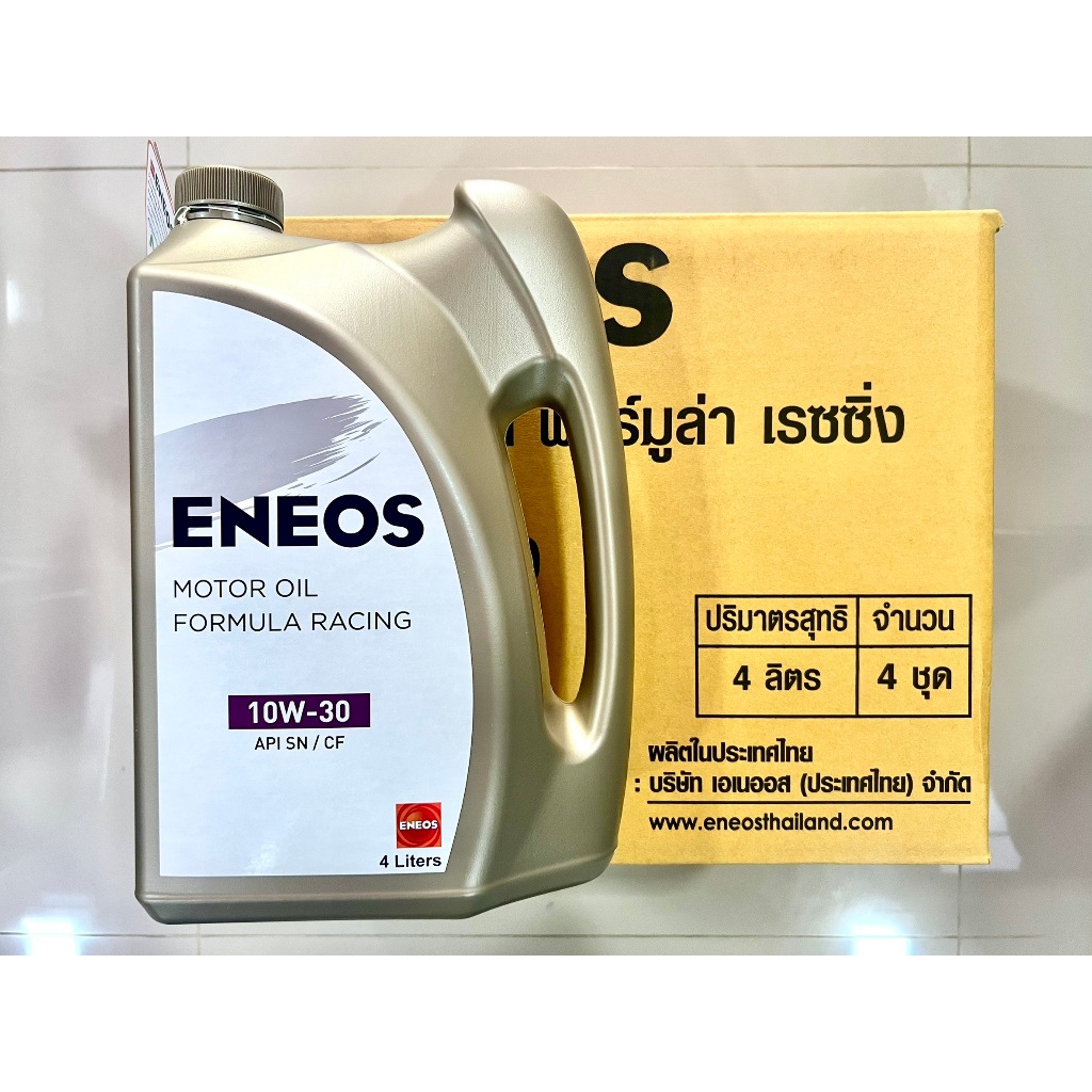 ENEOS MOTOR OIL FORMULA RACING 10W-30 น้ำมันเครื่องกึ่งสังเคราะห์ 1 ลัง ...