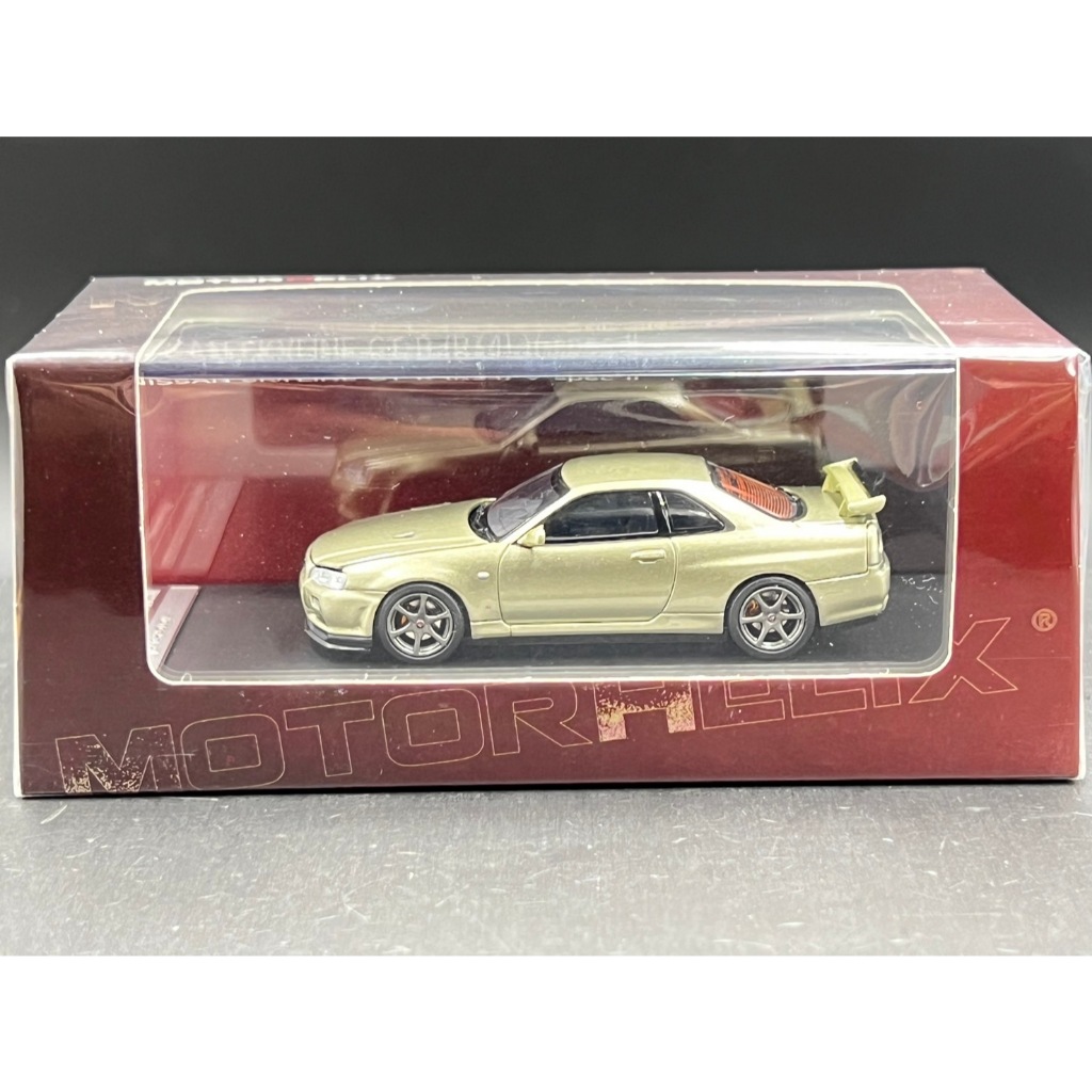 MOTORHELIX 1/64 NISSAN SKYLINE GT-R(R34)Z-TUNE diecast model : Jade Green | Shopee Thailand