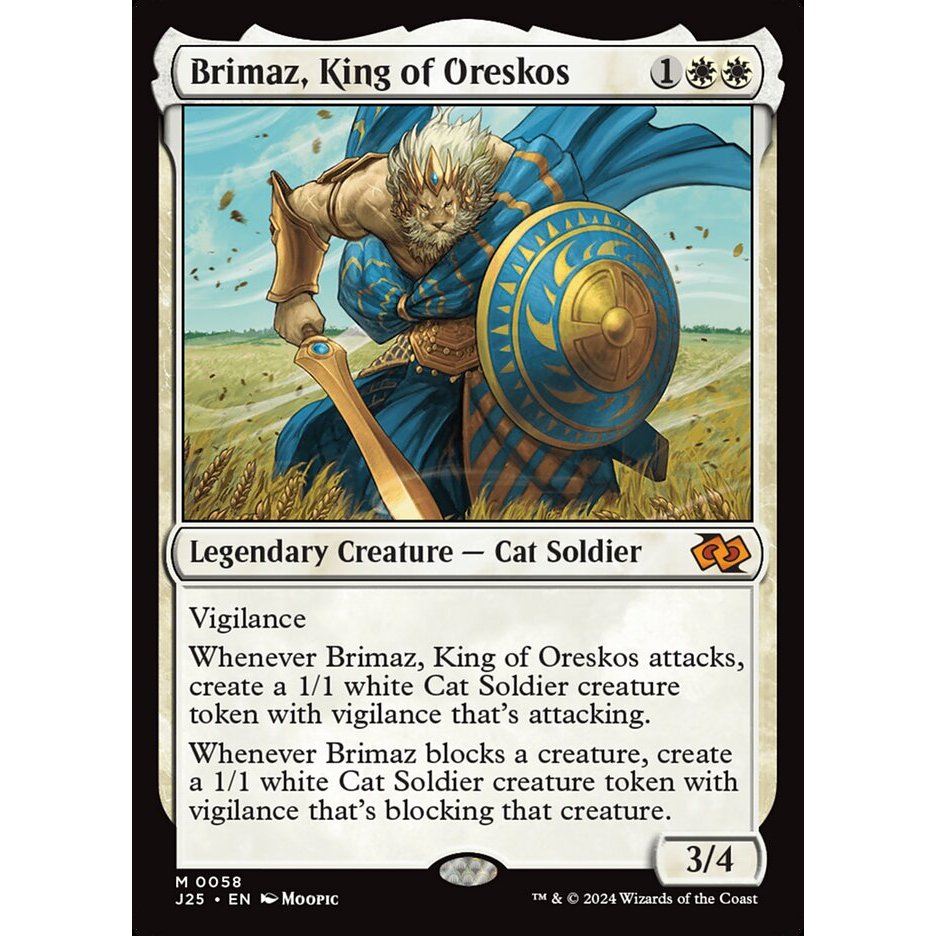 Brimaz, King of Oreskos J25 Foundations Jumpstart การ์ด Magic the ...