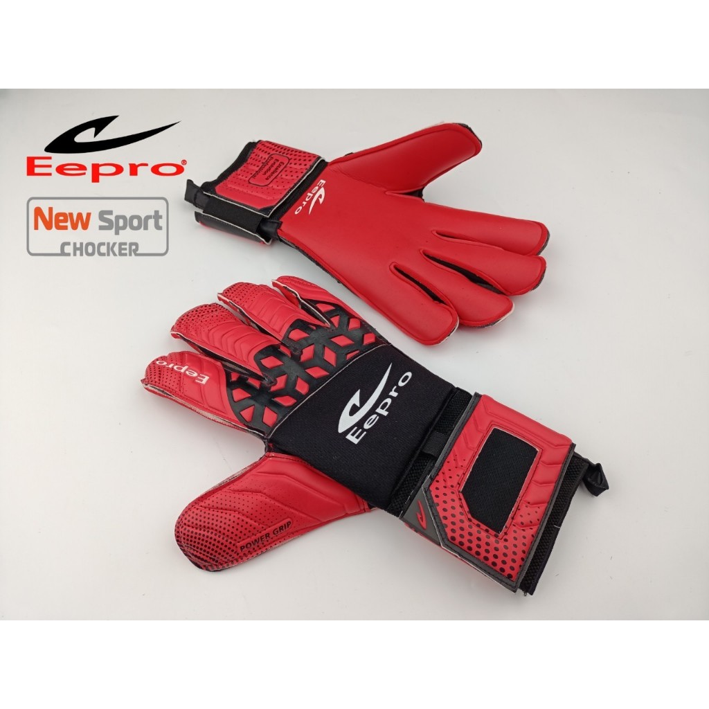 ถุงมือผู้รักษาประตู มีฟิงเกอร์เซฟ EEPRO SPORT รุ่น EG10A4 | Shopee Thailand
