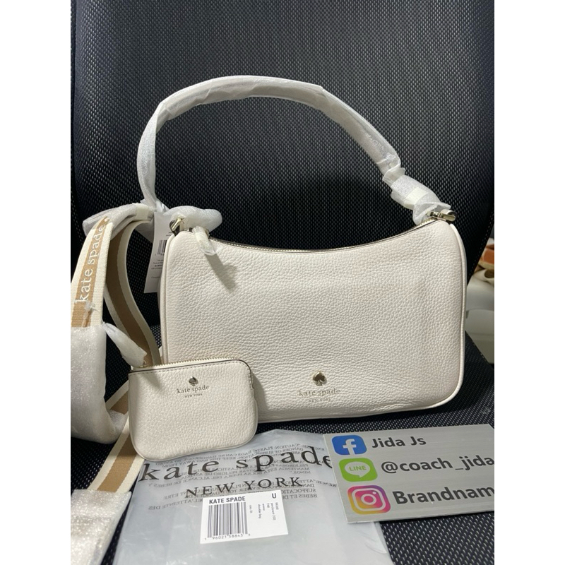 Kate Spade Emma Shoulder Bag รุ่นใหม่ มือ 1 ห่อโฟมทั้งใบ หนังแท้ทั้งใบ ...