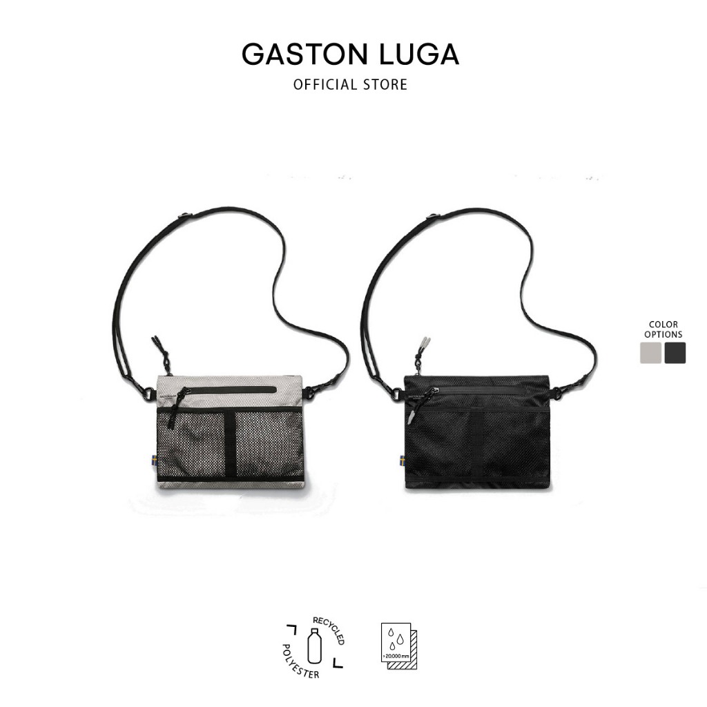 Gaston Luga รุ่น Lightweight Crossbody กระเป๋าสะพายข้างผ้า | Shopee ...