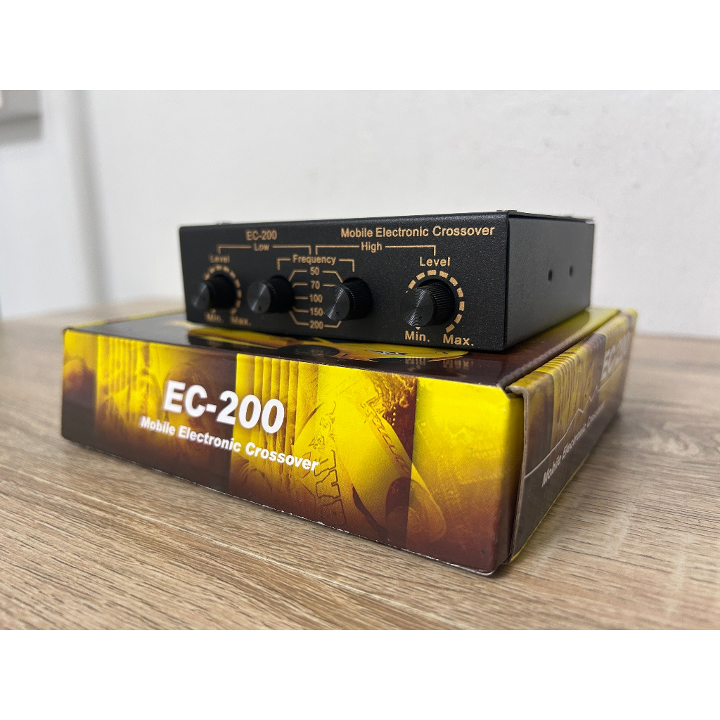 ครอสโอเวอร์2ทาง EC-200 ec200 อีคิวปรับแต่งเสียง ครอสเบส จูนเสียงได้กระชับเน้นๆ CROSSOVER EC-200 ...