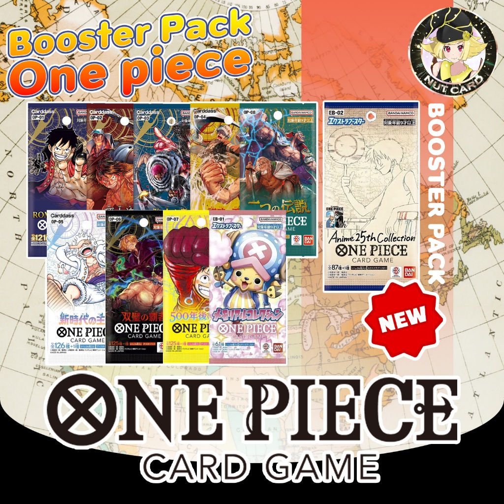 [One Piece TCG] Booster Pack [op01-10] ซองสุ่มการ์ดวันพีช / การ์ดวันพีช ...