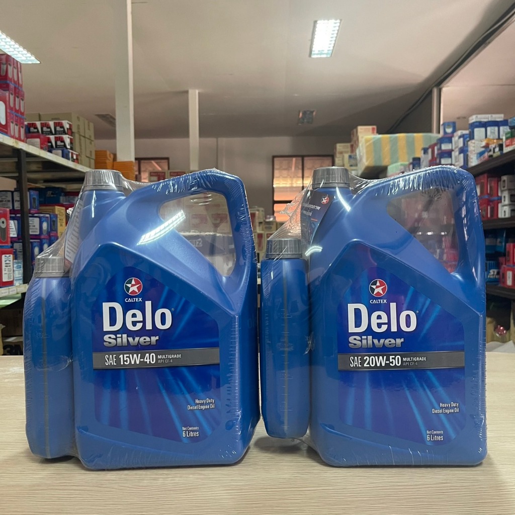 น้ำมันเครื่อง Caltex คาลเท็กซ์ เดโล่ ซิลเวอร์ Delo Silver SAE 15W-40 ...