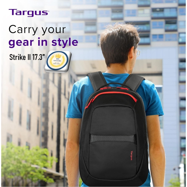 Targus Strike II Gaming Backpack เป้เกมส์ รุ่นStrike II17.3" TBB639GL ...