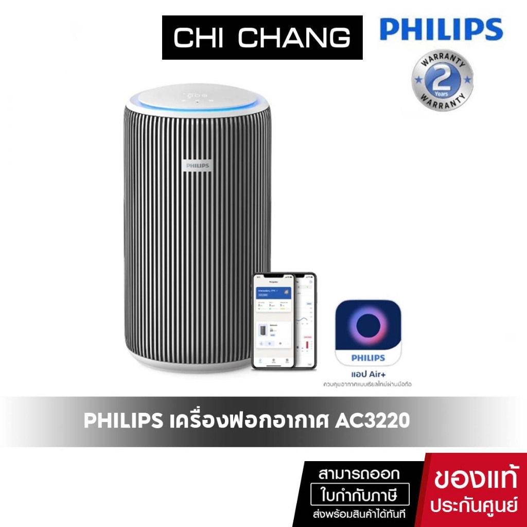 (*มีสินค้าพร้อมส่ง)Philips Air Purifier AC3220/10 (up to 135 m2 area ...