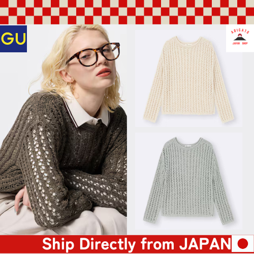 GU Mesh Sweater [ส่งตรงจากประเทศญี่ปุ่น ของแท้ 100%] | Shopee Thailand