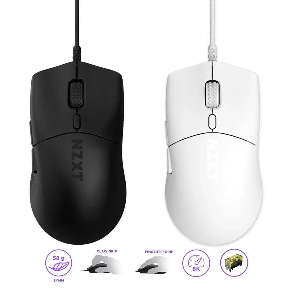 NZXT Lift 2 Symm Wired Gaming Mouse | Shopee Thailand