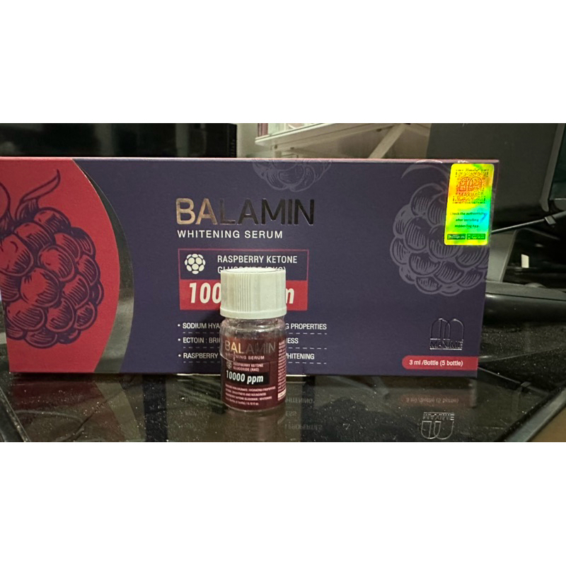 สินค้าพร้อมส่ง (ราคา 1 ขวด) Balamin บาลามิน ไวท์เทนนิ่ง เซรั่ม โดป้า โ ...