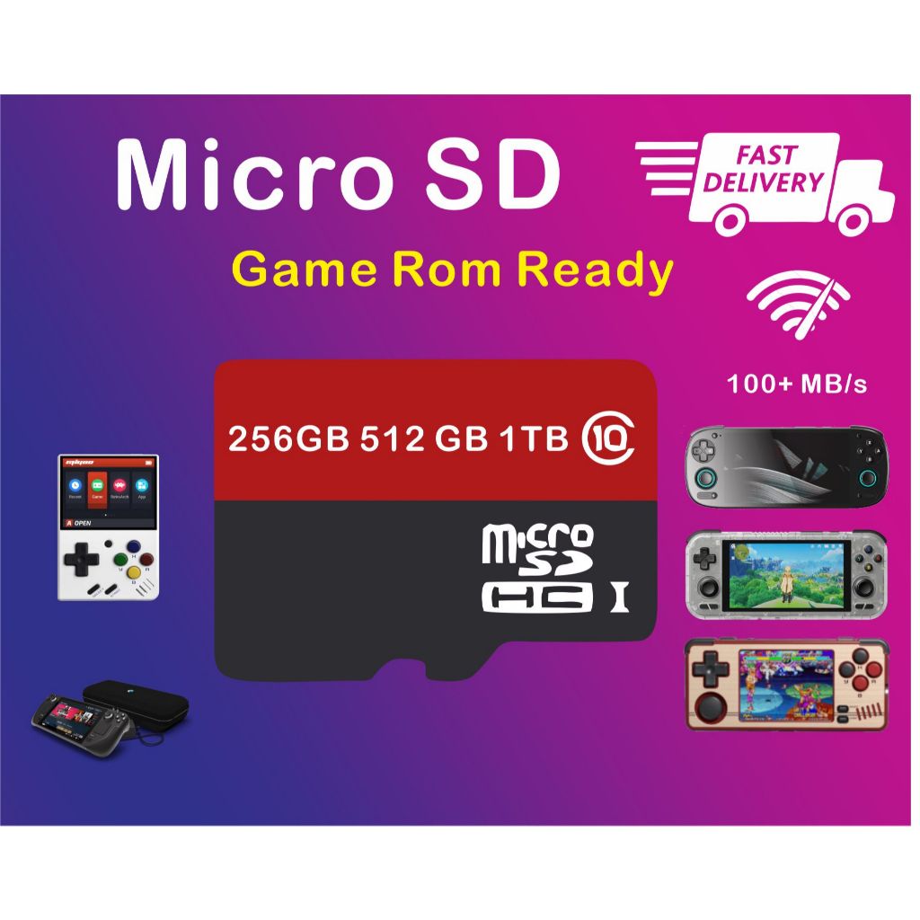 Mico SD A1 Fast Speed with Game Rom Ready for Retriod Pocket 3 4 5 ...