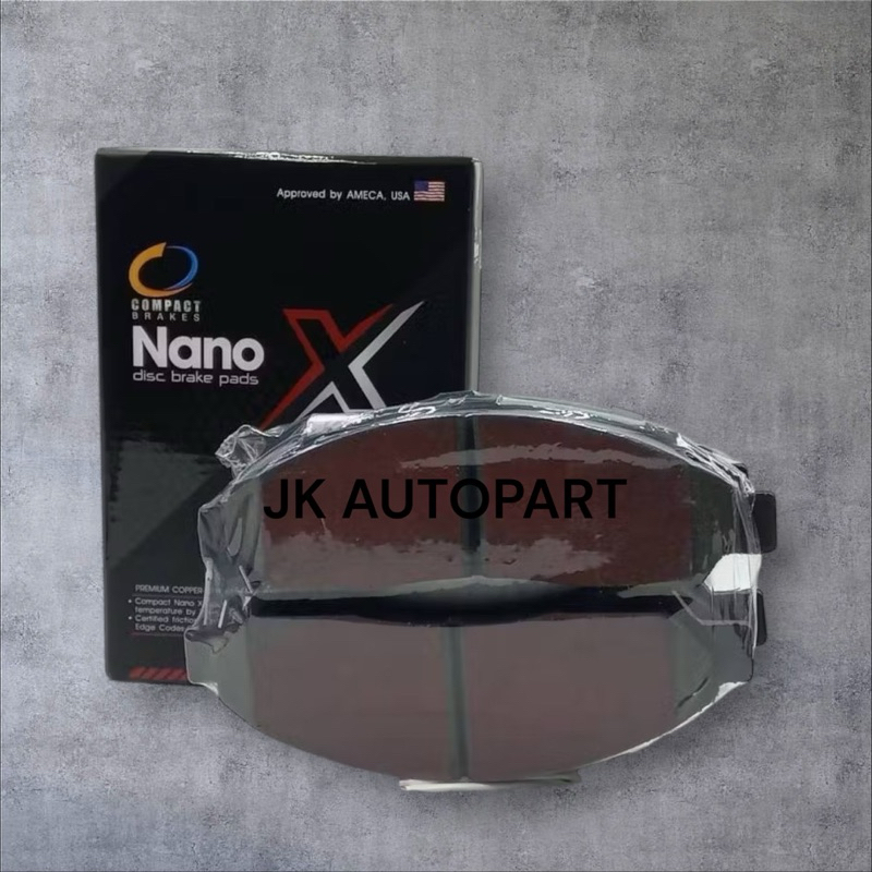 Compact Brakes DEX-476 ผ้าเบรคหน้าสำหรับรถ Chevrolet COROLADO 2WD, 4WD ...